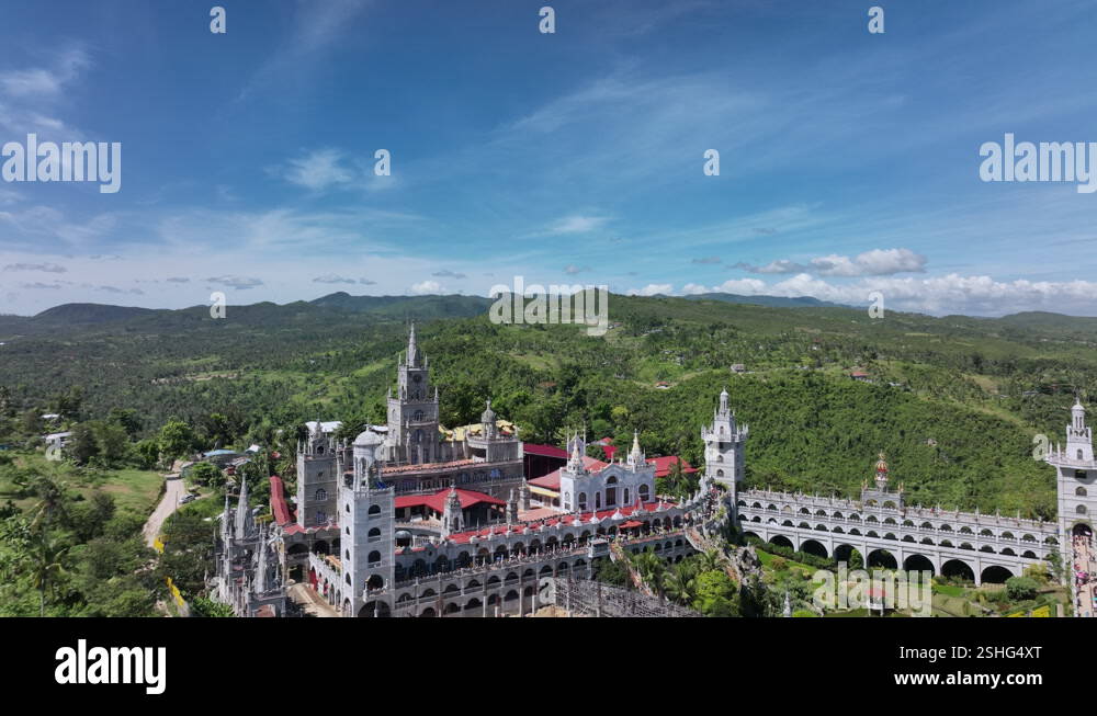 Simala Monastery Shrine On Cebu Island, Philippines Stock Video Footage ...