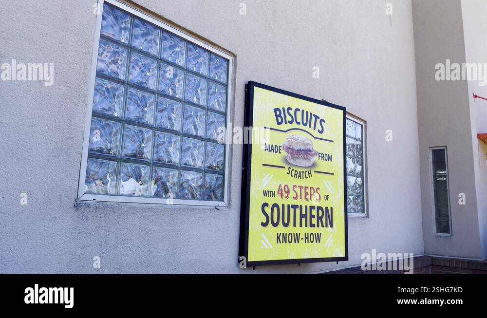 Bojangles fried chicken restaurant drive thru wall sign 49 steps of ...