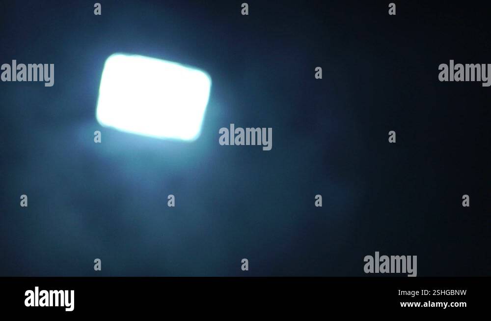 A lonely atmosphere between the smoke and the cold light Stock Video ...