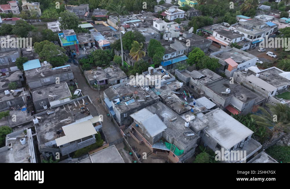 Local Favelas In Mauritius Stock Video Footage - Alamy
