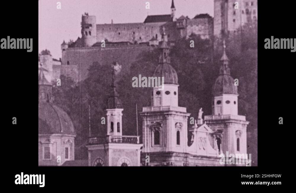 1920s: Text: The castle of the old Prince-Bishops dominates the city ...