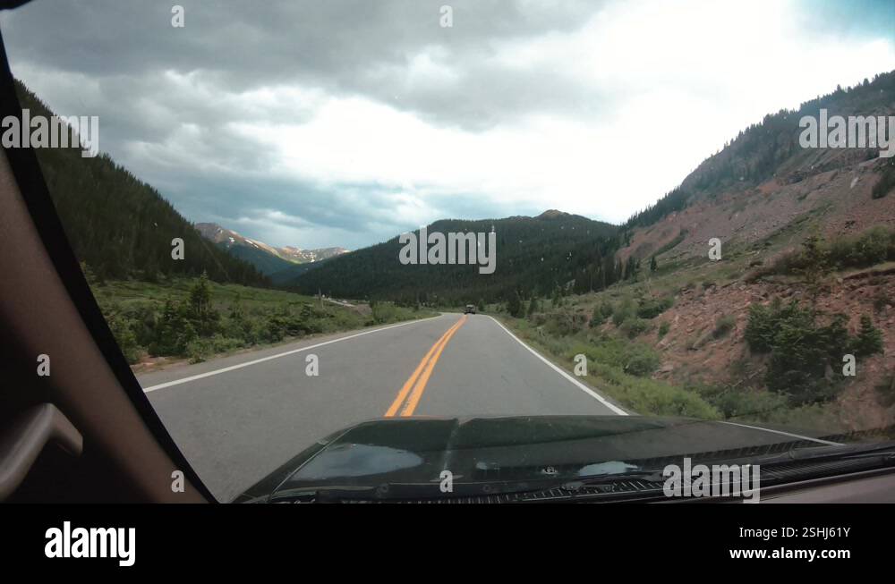 Time-lapse - Hyper-lapse of driving through a very scenic portion of ...