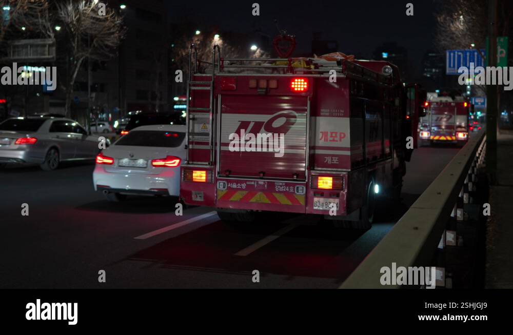 Firetrucks emergency red flashing lights Stock Videos & Footage - HD ...