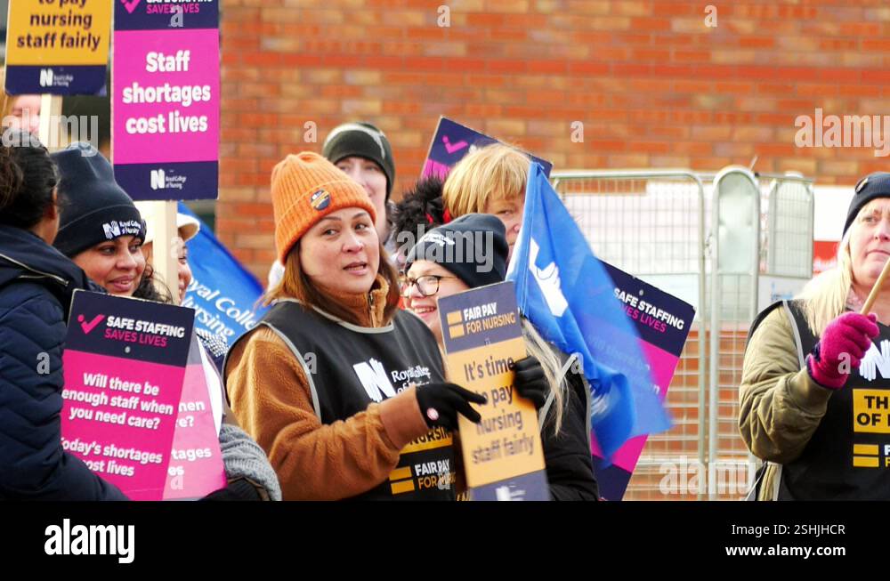 Overworked NHS staff at Whiston hospital in Merseyside dispute on the ...