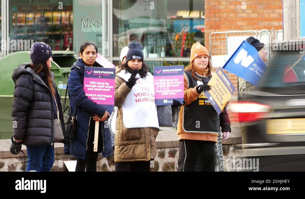 Underfunded and overworked NHS workers at Whiston hospital in St Helens ...