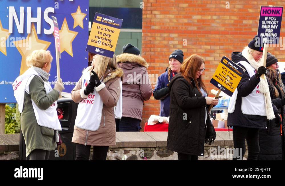 Underfunded and overworked NHS workers at Whiston hospital in St Helens ...