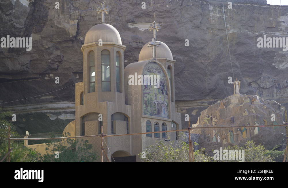 The Buliding of St.Samaan El Kharaz Church In Mokattam Mountain in ...