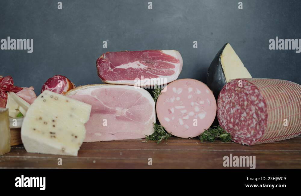 Salami meats Stock Videos & Footage - HD and 4K Video Clips - Alamy