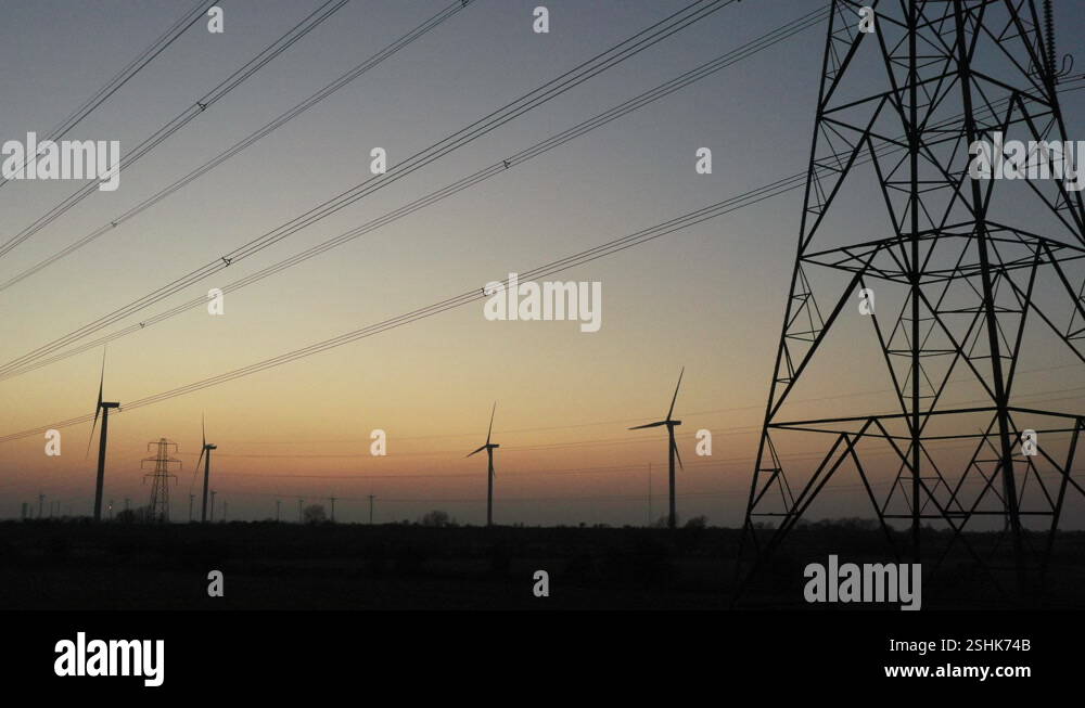 Pylon uk sunset Stock Videos & Footage - HD and 4K Video Clips - Alamy