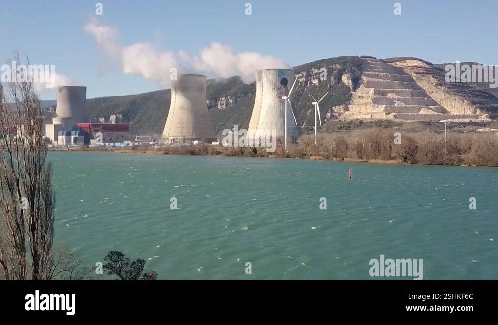 Aerial Nuclear Power Plant - Atomic power stations are very important ...