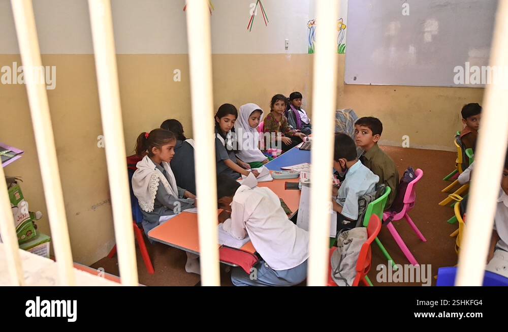 School Children Learning And Writing At Desk Inside Classroom In Karachi Stock Video Footage - Alamy