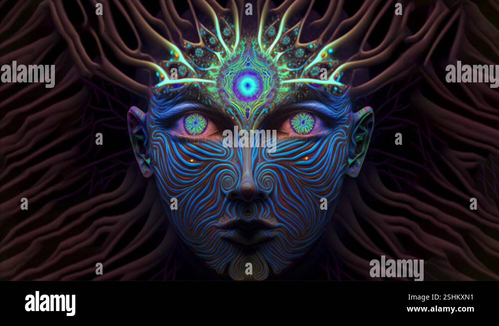 Interdimensional Psychedelic Trip: Wise Monk Entity and Otherworldly ...