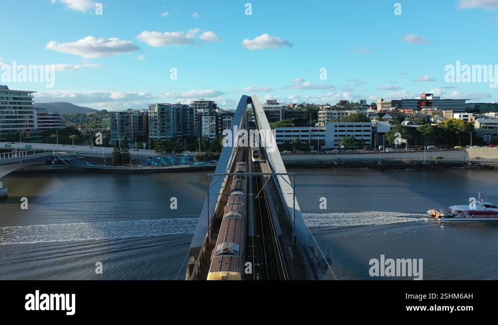 Take in the breathtaking view of Brisbane's iconic Merivale Railway ...