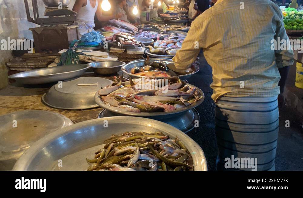 Vendors selling fish street Stock Videos & Footage - HD and 4K Video ...