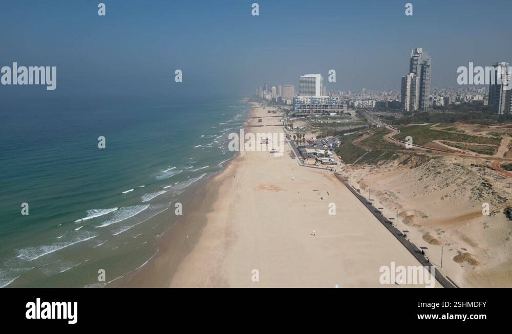 Urban development- City of Bat Yam- Israel- from a birds eye view ...
