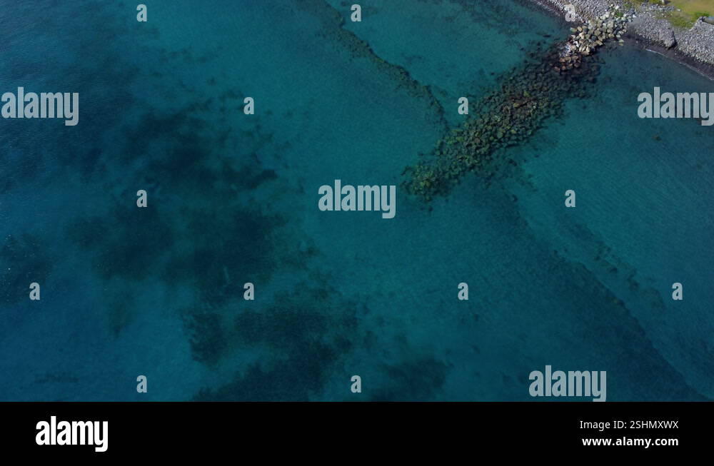 Aerial Tilt Down Beautiful View Of Villas With Swimming Pool, Drone ...