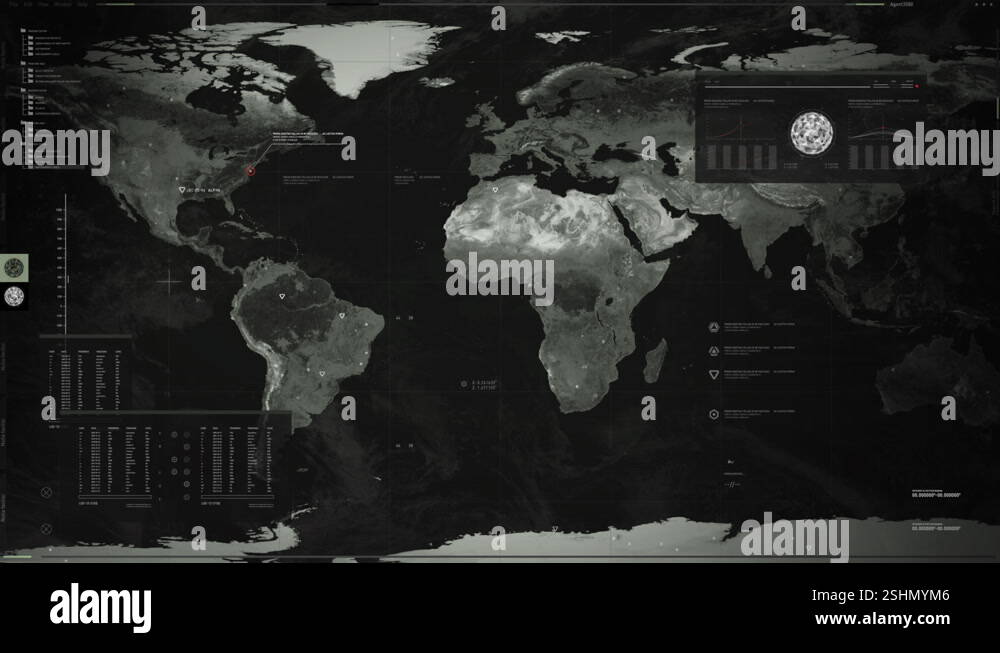 Futuristic surveillance tech is tracking the position of the target on ...