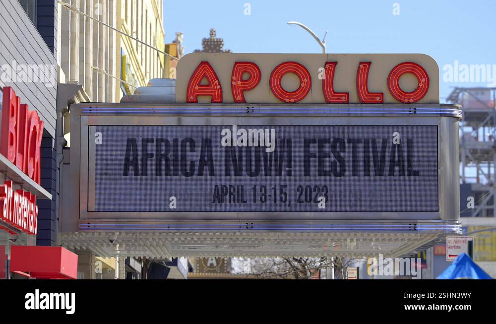 Famous Apollo Theater in Harlem,New York - NEW YORK CITY, USA ...
