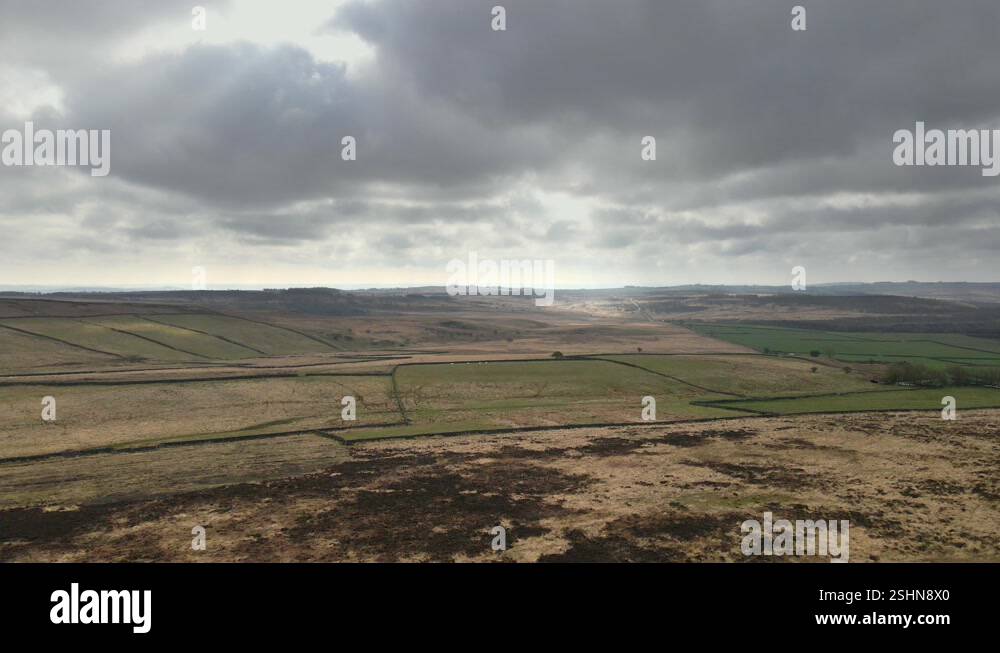 Cinematic aerial footage revealing a beautiful, open expanse of ...