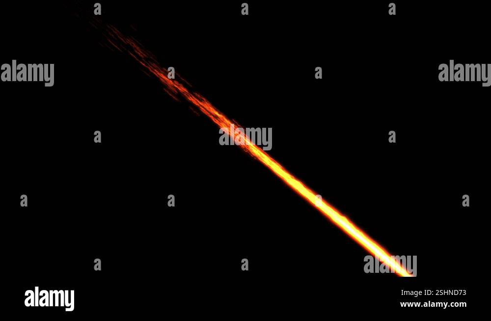 Falling meteor motion graphics with plain black background Stock Video ...