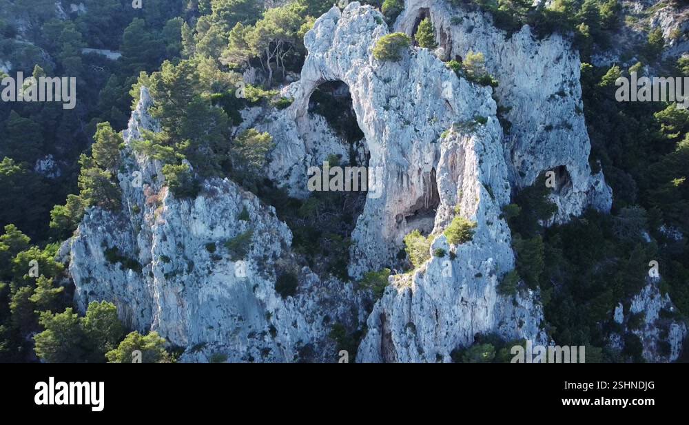 Arco Naturale, limestone arch that forms a bridge between two pillars ...
