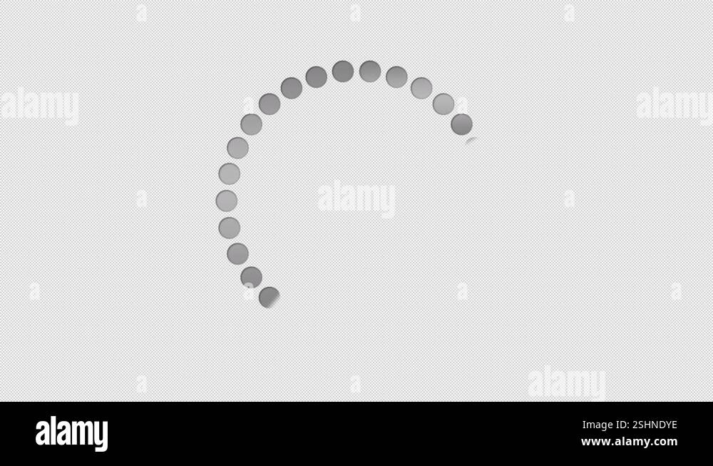 Modern white glowing preloader and progress loading circle bar. Loading ...