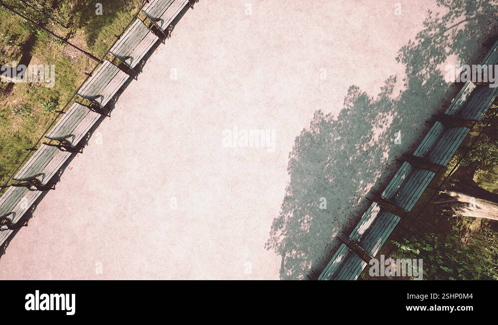 8K Pedestrian paths in the city park Stock Video Footage - Alamy