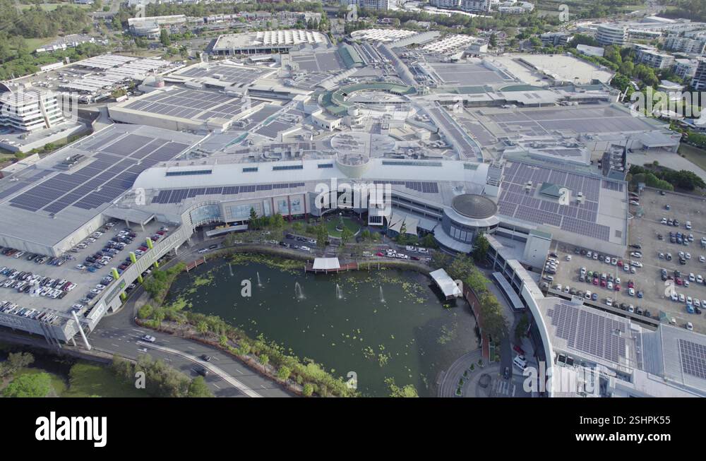 Architectural Details Of Robina Town Centre As Seen From Above In Gold ...