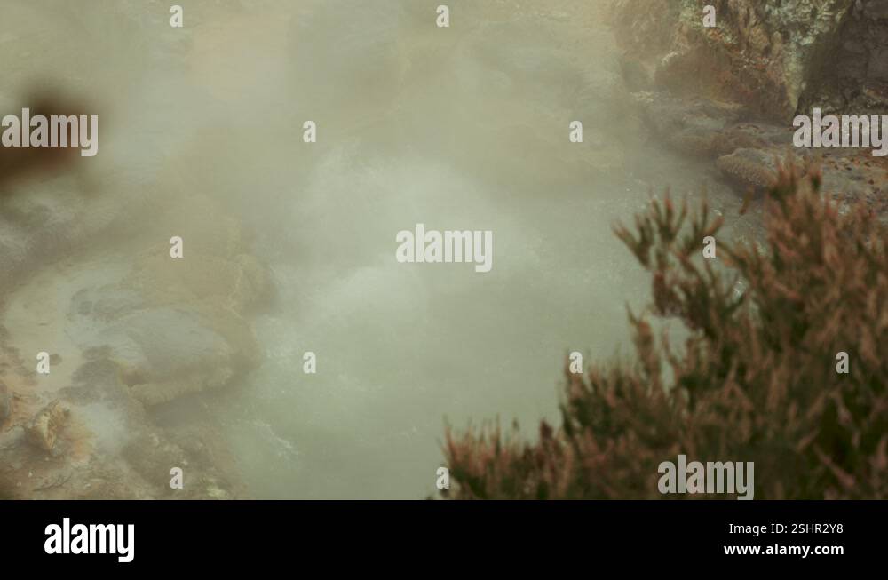 Geothermal pool with boiling water - Natural Wonder of Hot Springs ...