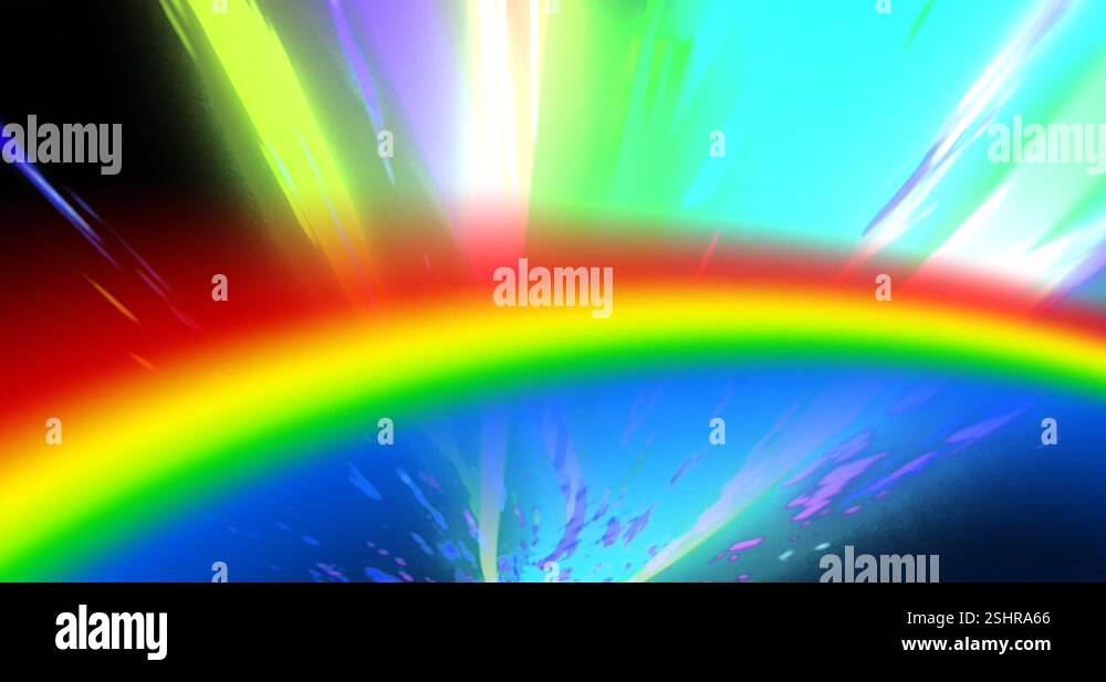 Animation rainbow moving in seamless Stock Videos & Footage - HD and 4K ...
