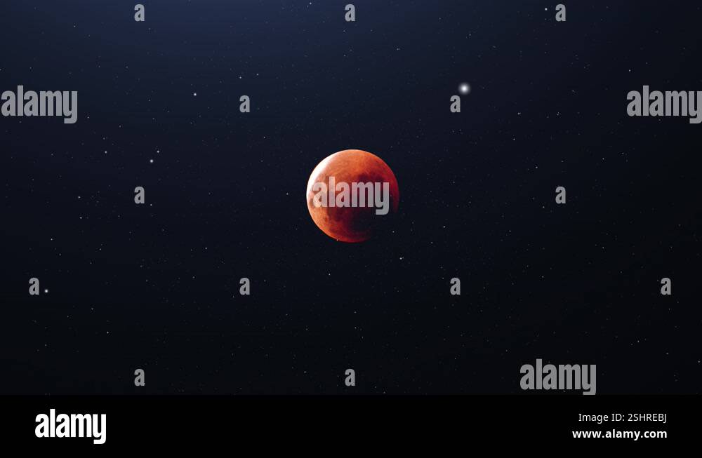 Red moon stars in darkness Stock Videos & Footage - HD and 4K Video ...