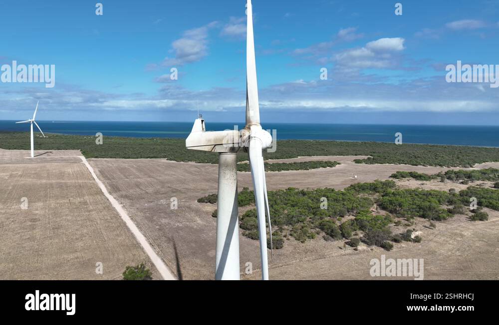 Stationary wind turbine blades Stock Videos & Footage - HD and 4K Video ...