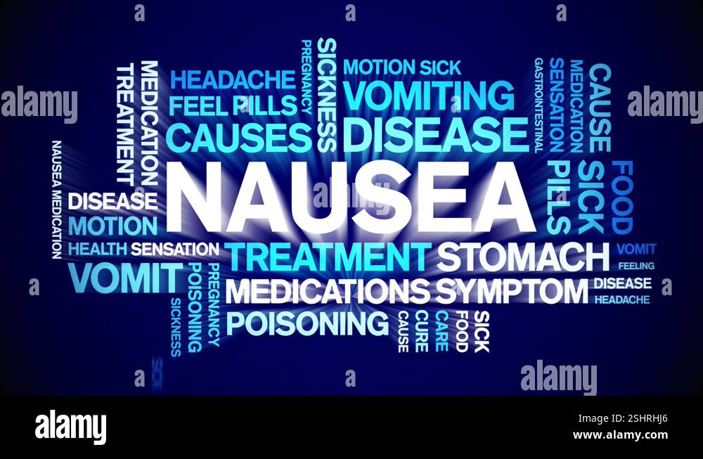 Nausea animated word cloud,tag animation kinetic typography seamless ...