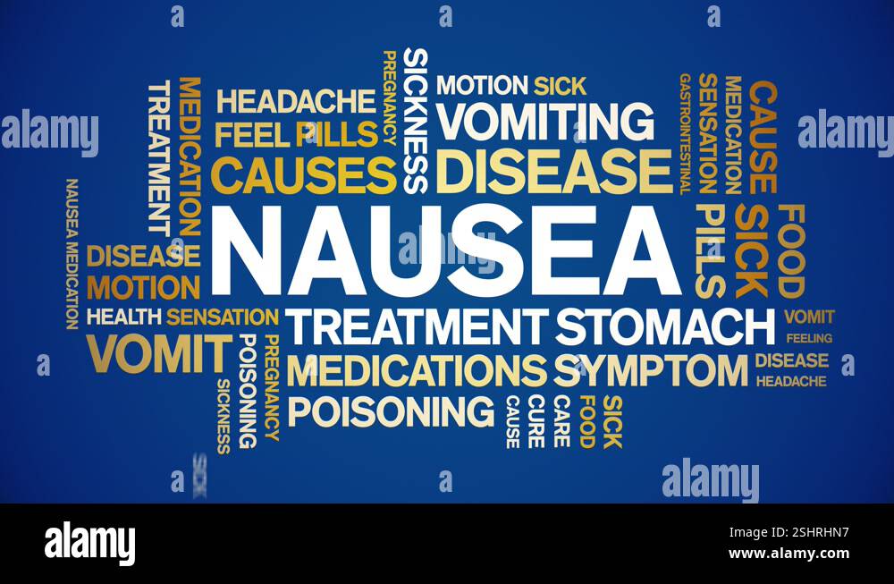 Nausea animated word cloud,tag animation kinetic typography seamless ...