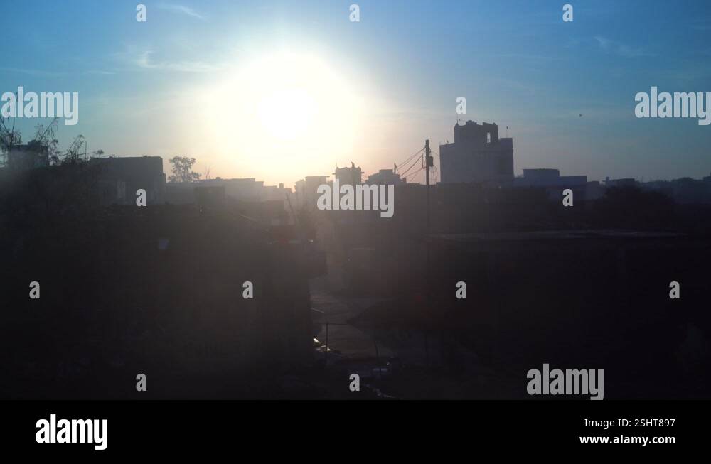 Sundown behind the village Stock Videos & Footage - HD and 4K Video ...