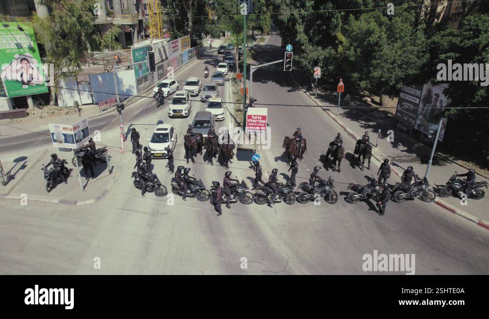 Police officers blocking a road Stock Videos & Footage - HD and 4K ...