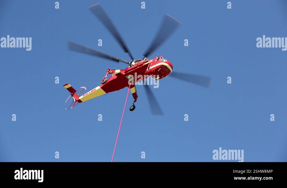 A Heavy lifting helicopter used for fire fighting in California, USA ...