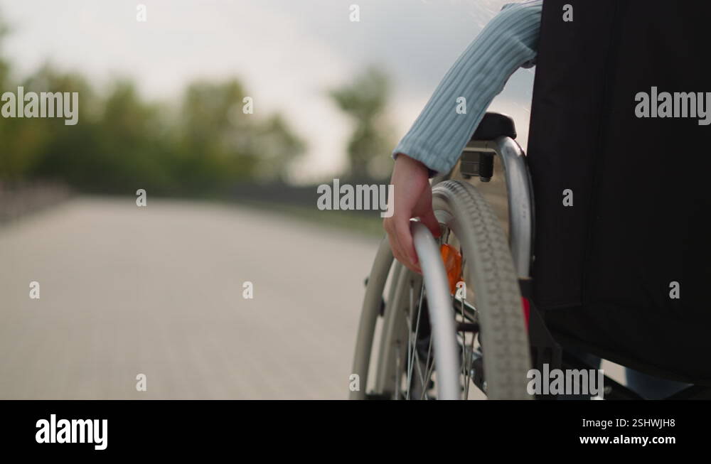 Hand of little girl turning wheel of medical equipment Stock Video ...