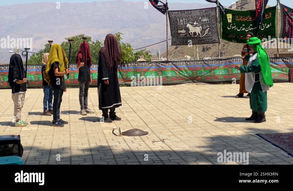 Religion performance ritual art of Persian culture in a rural area ...