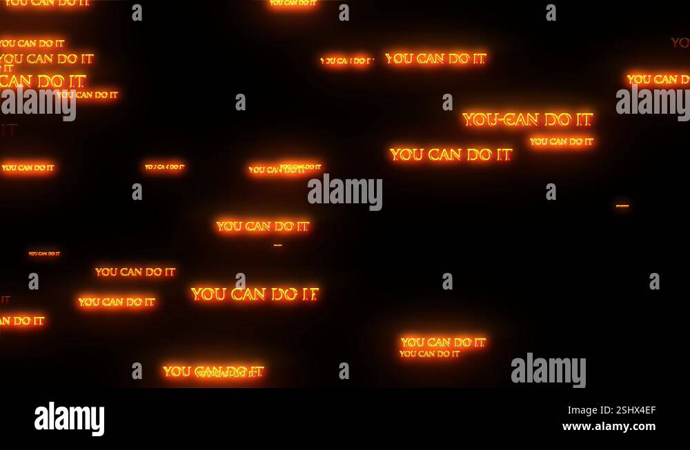 You can do it motivational golden text animation with flying through ...