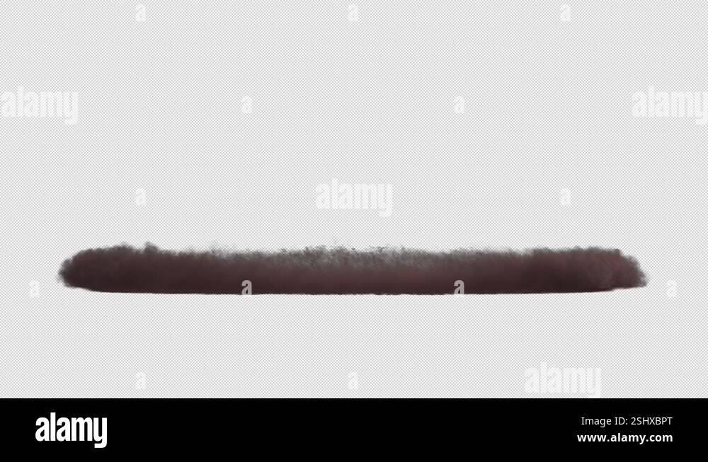 dust of explosion of a nuclear bomb. Realistic 3D animation of atomic ...