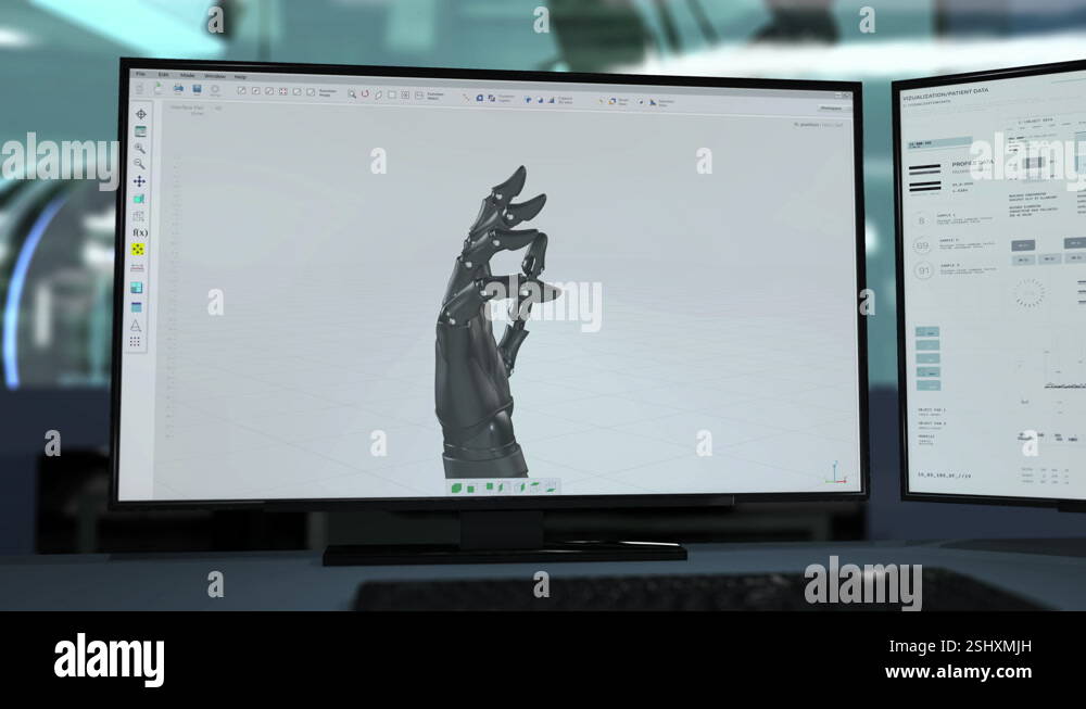 Modern Manufacturing System Assembling Fingers Of Robotic Arm Prototype ...