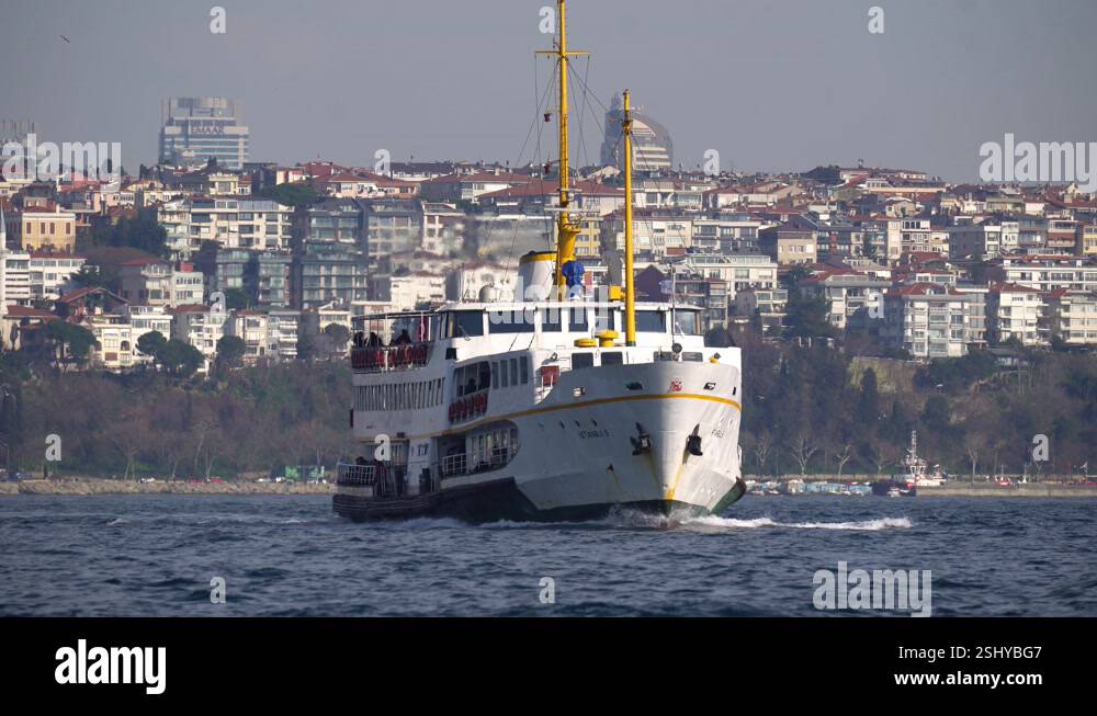 Bosphorus straits in Istanbul, Turkey Stock Video Footage - Alamy