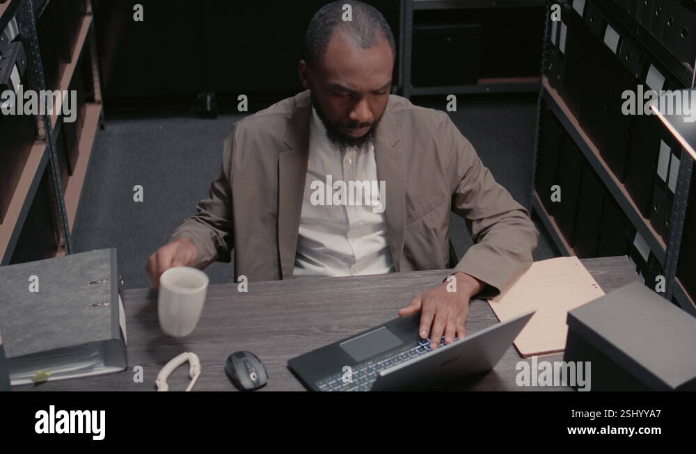 Police officer reading statements records Stock Videos & Footage - HD ...