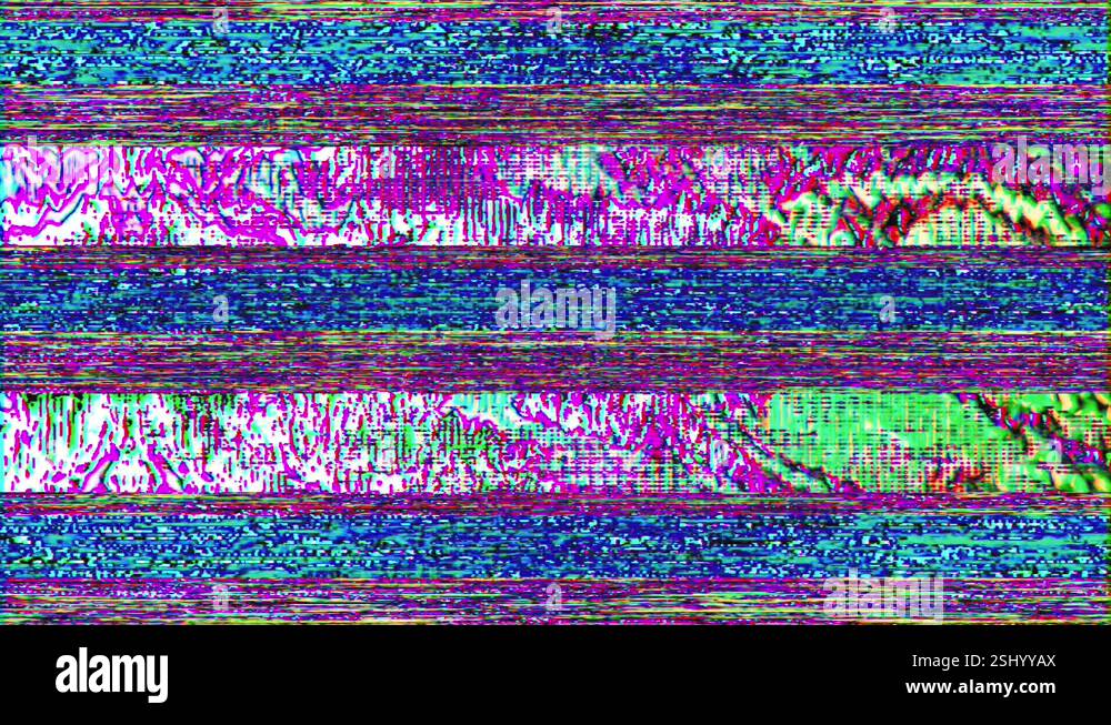 VHS tape texture animation with vintage noise and distortion, ideal for ...