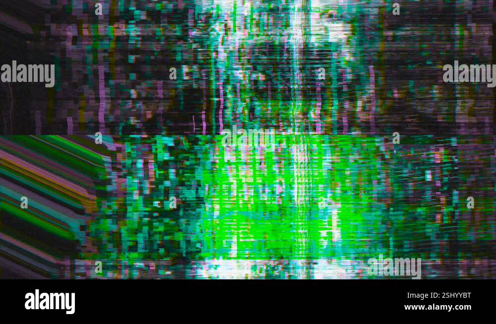 VHS tape texture animation with vintage noise and distortion, ideal for ...