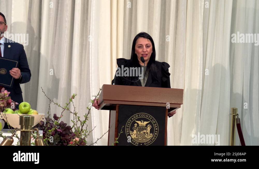4K HD video of Sepideh Nasiri speaking at Nowruz event in San Francisco ...