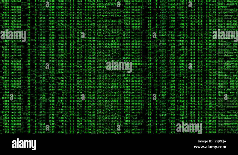 Computer code and data numbers Stock Video Footage - Alamy