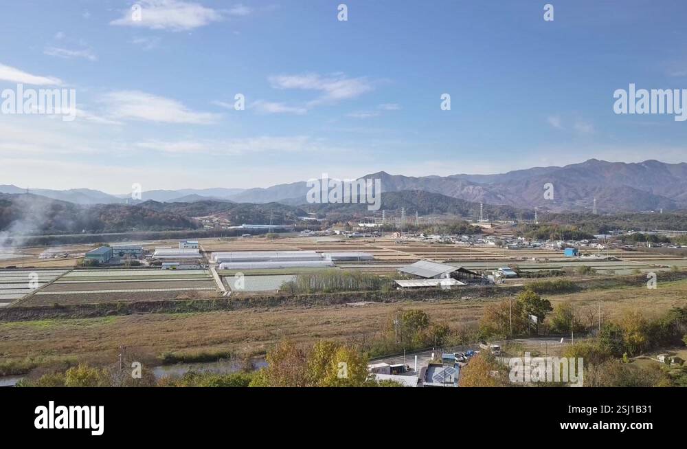 Hamyang County Bamboo Salt Production Factory, South Korea, Drone UHD ...