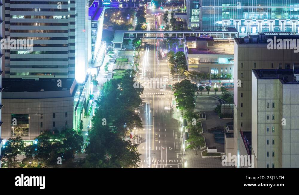 Busy street in Taipei Taiwan Stock Video Footage - Alamy